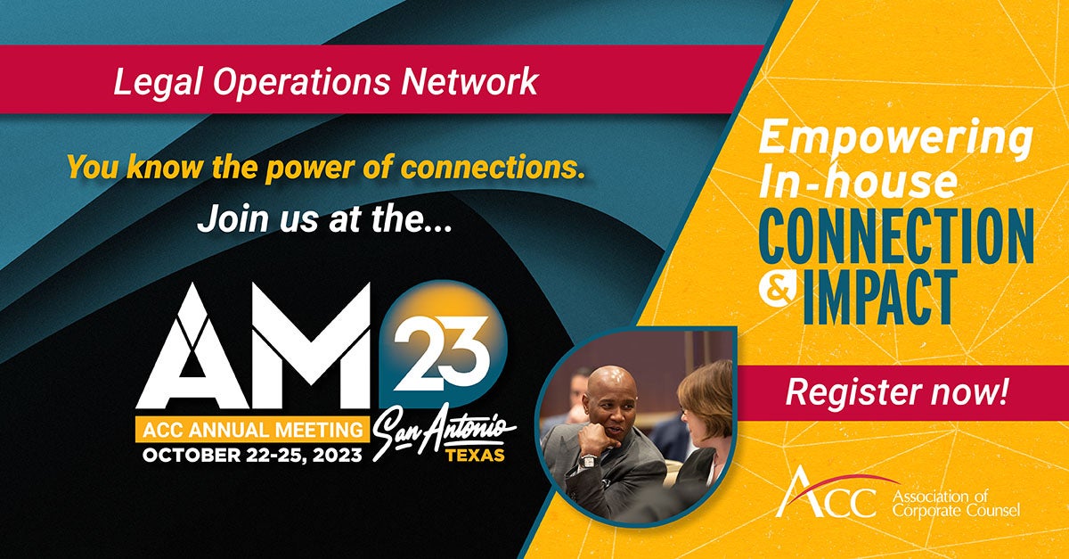 2025 ACC Legal Ops Con | Association of Corporate Counsel (ACC)