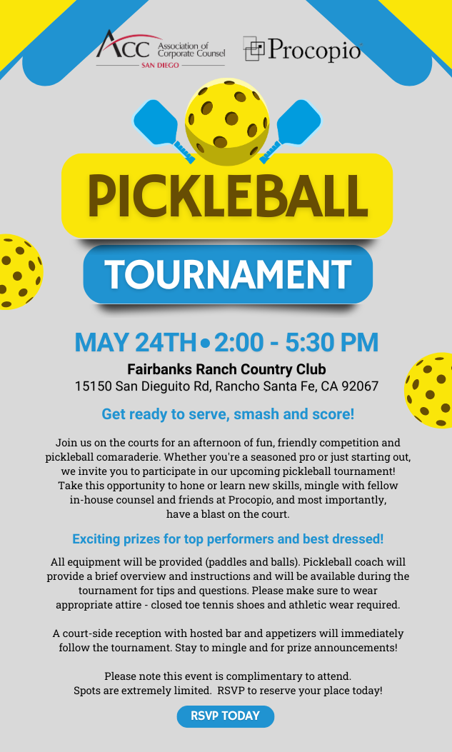Spring Pickleball Tournament | Association of Corporate Counsel (ACC)